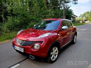Sarkans Nissan Juke 2011 Jēkabpils, ar dzinēja tilpumu 1.60 L un nobraukumu 262 tūkst. km par 5500 €, foto  vietnē AUTOMOTO.COM.LV