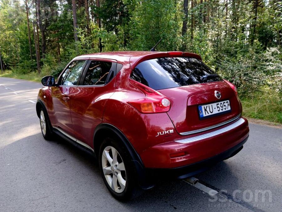 Sarkans Nissan Juke 2011 Jēkabpils, ar dzinēja tilpumu 1.60 L un nobraukumu 262 tūkst. km par 5500 €, foto 3 vietnē AUTOMOTO.COM.LV