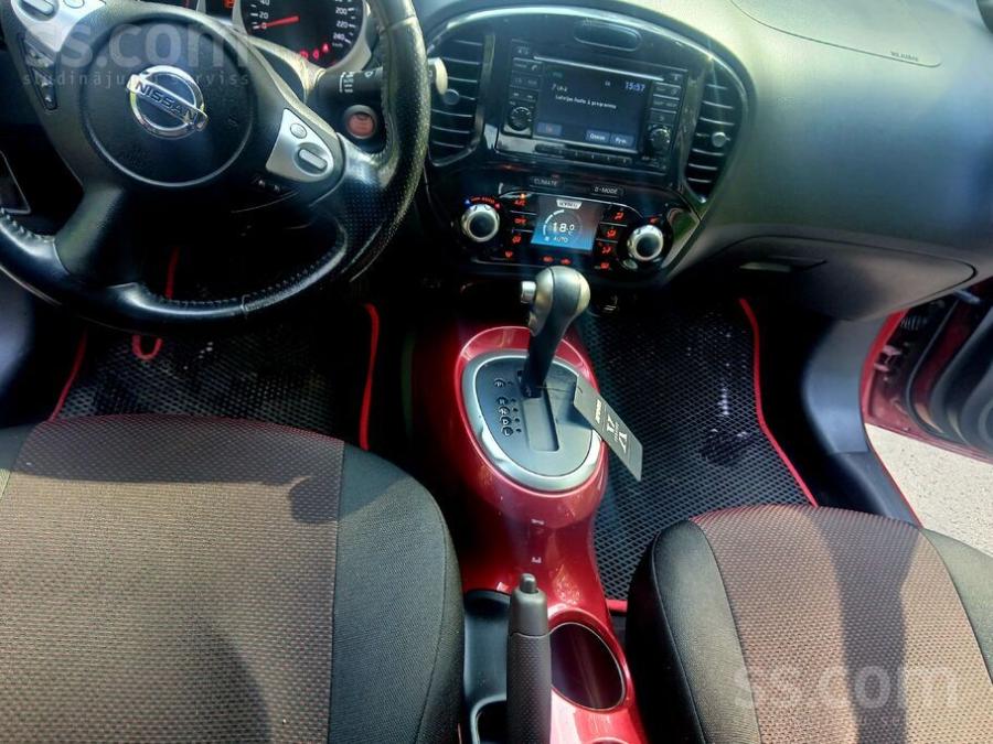 Sarkans Nissan Juke 2011 Jēkabpils, ar dzinēja tilpumu 1.60 L un nobraukumu 262 tūkst. km par 5500 €, foto 8 vietnē AUTOMOTO.COM.LV