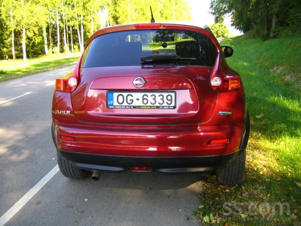 Sarkans Nissan Juke 2011 Alūksne, ar dzinēja tilpumu 1.50 L un nobraukumu 253 tūkst. km par 5100 €, foto 4 vietnē AUTOMOTO.COM.LV