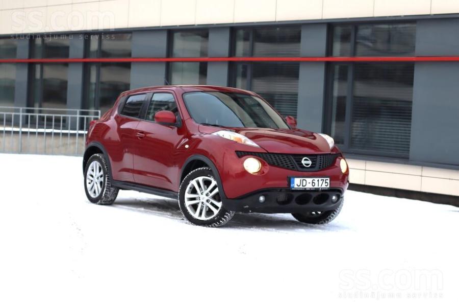 Red Nissan Juke 2012 in Riga, with an engine capacity of 1.50 L and mileage of 244 thousand km for 4380 €, photo 1 on AUTOMOTO.COM.LV