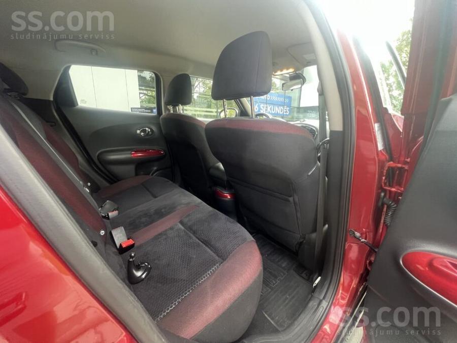Sarkans Nissan Juke 2012 Rīga, ar dzinēja tilpumu 1.60 L un nobraukumu 170 tūkst. km par 4500 €, foto 8 vietnē AUTOMOTO.COM.LV