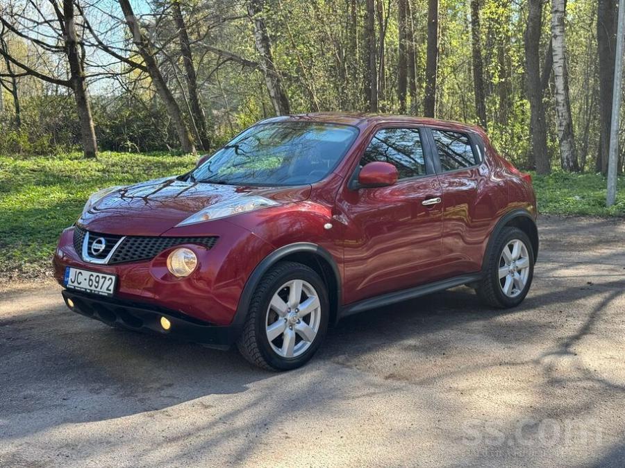 Red Nissan Juke 2012 in Riga, with an engine capacity of 1.50 L and mileage of 0 thousand km for 3499 €, photo 1 on AUTOMOTO.COM.LV