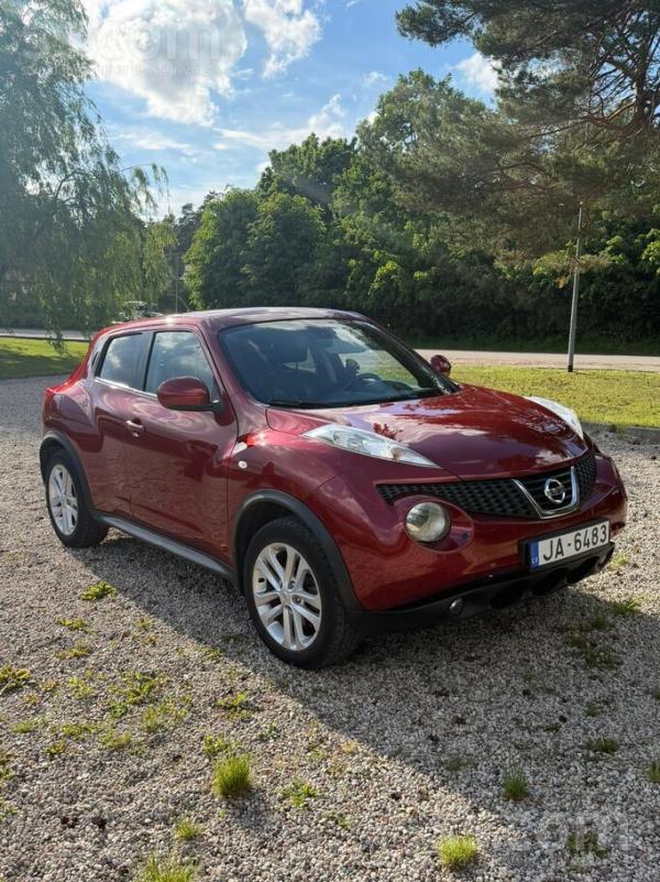 Sarkans Nissan Juke 2012 Jūrmala, ar dzinēja tilpumu 1.60 L un nobraukumu 167 tūkst. km par 7500 €, foto 1 vietnē AUTOMOTO.COM.LV