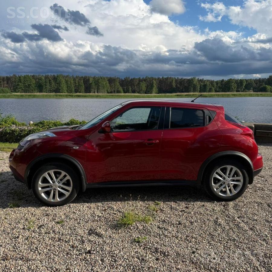Sarkans Nissan Juke 2012 Jūrmala, ar dzinēja tilpumu 1.60 L un nobraukumu 167 tūkst. km par 7500 €, foto 3 vietnē AUTOMOTO.COM.LV