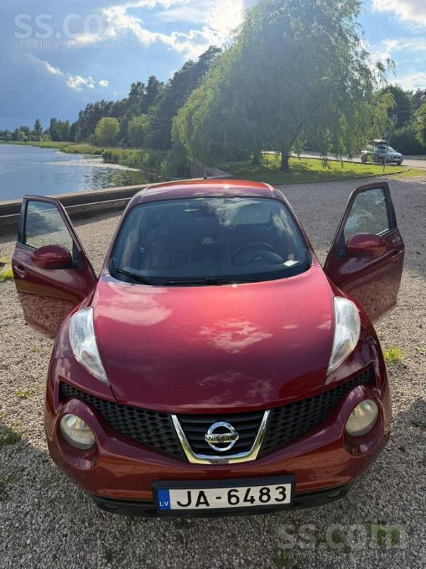 Sarkans Nissan Juke 2012 Jūrmala, ar dzinēja tilpumu 1.60 L un nobraukumu 167 tūkst. km par 7500 €, foto 5 vietnē AUTOMOTO.COM.LV