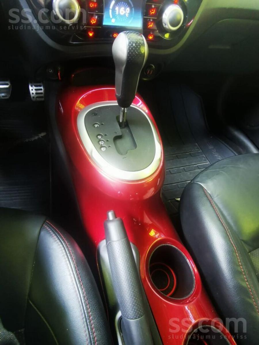 Sarkans Nissan Juke 2012 Jūrmala, ar dzinēja tilpumu 1.60 L un nobraukumu 167 tūkst. km par 7500 €, foto 13 vietnē AUTOMOTO.COM.LV