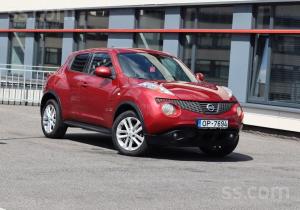 Sarkans Nissan Juke 2012 Rīga, ar dzinēja tilpumu 1.50 L un nobraukumu 245 tūkst. km par 3480 €, foto  vietnē AUTOMOTO.COM.LV
