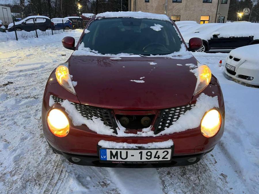 Sarkans Nissan Juke 2013 Rīga, ar dzinēja tilpumu 1.60 L un nobraukumu 215 tūkst. km par 1950 €, foto 2 vietnē AUTOMOTO.COM.LV