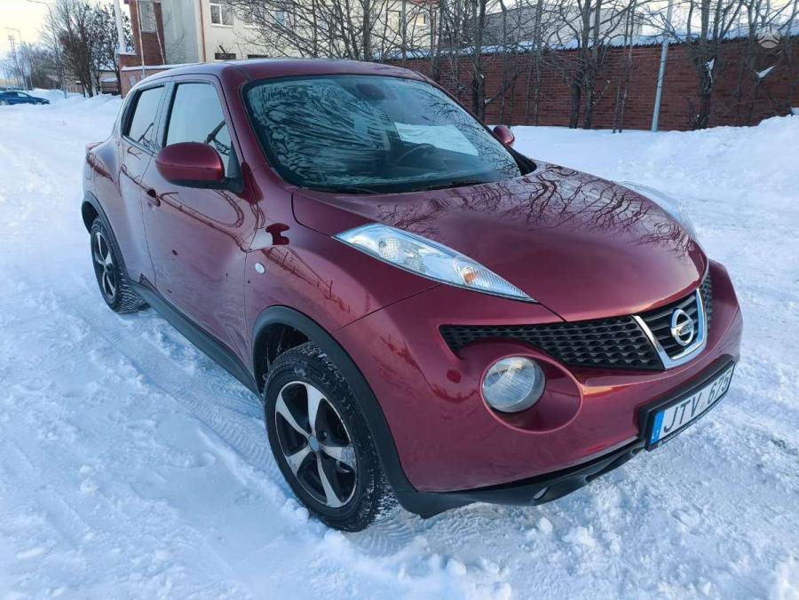Sarkans Nissan Juke 2013 Šauļi, ar dzinēja tilpumu 1.50 L un nobraukumu 185 tūkst. km par 5300 €, foto 3 vietnē AUTOMOTO.COM.LV