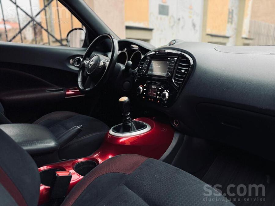 Red Nissan Juke 2013 in Cesis, with an engine capacity of 1.50 L and mileage of 0 thousand km for 5790 €, photo 14 on AUTOMOTO.COM.LV
