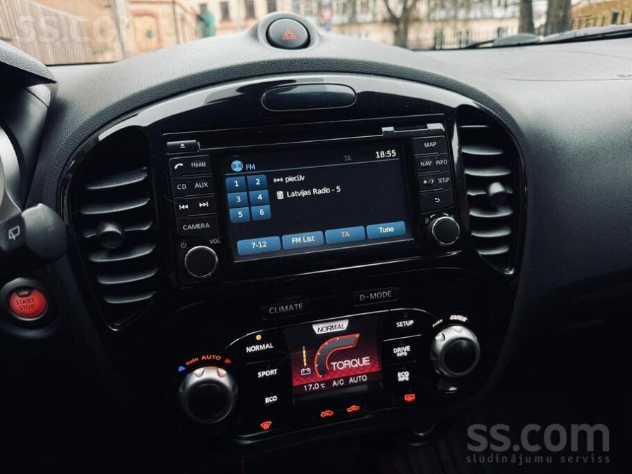 Red Nissan Juke 2013 in Cesis, with an engine capacity of 1.50 L and mileage of 0 thousand km for 5790 €, photo 18 on AUTOMOTO.COM.LV