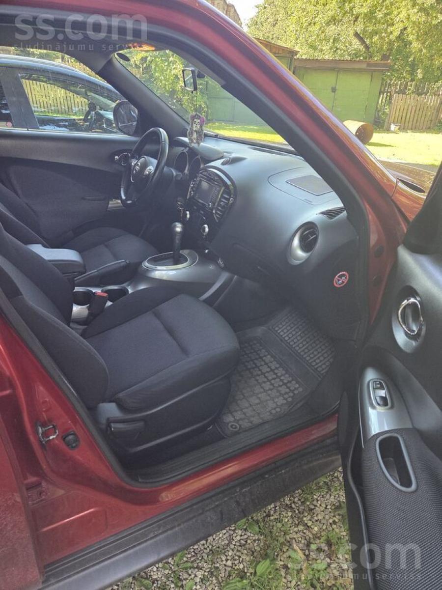 Sarkans Nissan Juke 2013 Rīga, ar dzinēja tilpumu 1.60 L un nobraukumu 160 tūkst. km par 6200 €, foto 9 vietnē AUTOMOTO.COM.LV