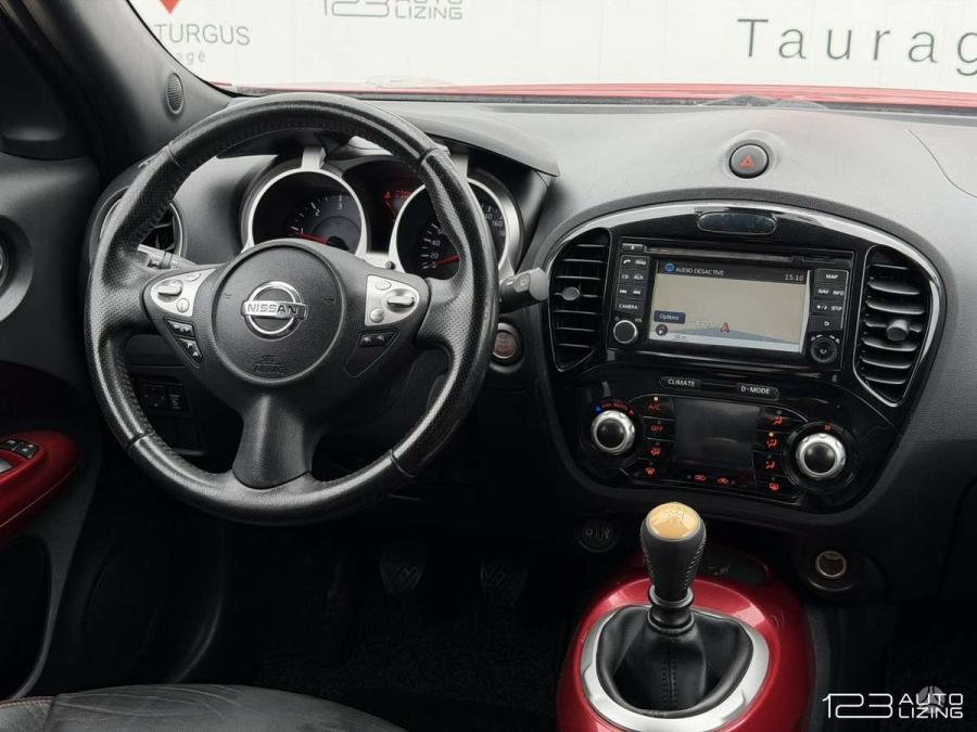 Red Nissan Juke 2013 in Taurage, with an engine capacity of 1.50 L and mileage of 231 thousand km for 4700 €, photo 14 on AUTOMOTO.COM.LV