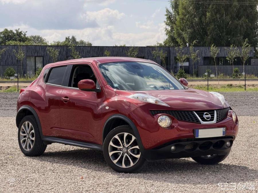 Sarkans Nissan Juke 2013 Tauragė, ar dzinēja tilpumu 1.50 L un nobraukumu 231 tūkst. km par 4200 €, foto 5 vietnē AUTOMOTO.COM.LV