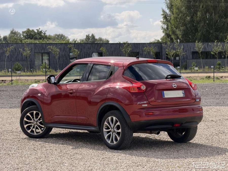 Sarkans Nissan Juke 2013 Tauragė, ar dzinēja tilpumu 1.50 L un nobraukumu 231 tūkst. km par 4200 €, foto 6 vietnē AUTOMOTO.COM.LV