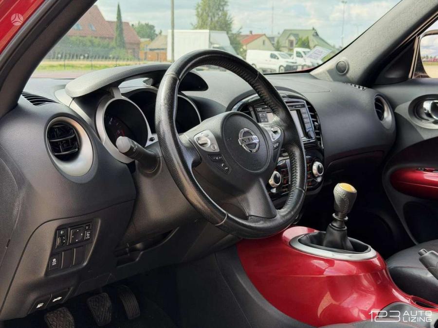 Sarkans Nissan Juke 2013 Tauragė, ar dzinēja tilpumu 1.50 L un nobraukumu 231 tūkst. km par 4200 €, foto 11 vietnē AUTOMOTO.COM.LV