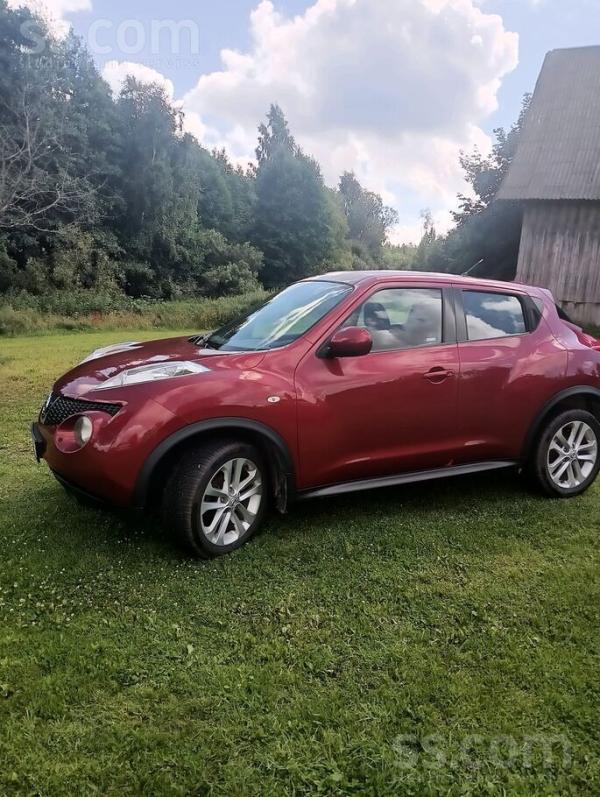 Sarkans Nissan Juke 2013 Cēsis, ar dzinēja tilpumu 1.60 L un nobraukumu 164 tūkst. km par 6200 €, foto 1 vietnē AUTOMOTO.COM.LV