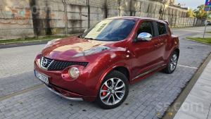 Red Nissan Juke 2013 in Riga, with an engine capacity of 1.60 L and mileage of 98 thousand km for 6000 €, photo 3 on AUTOMOTO.COM.LV