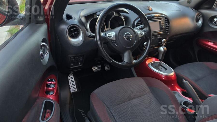 Red Nissan Juke 2013 in Riga, with an engine capacity of 1.60 L and mileage of 98 thousand km for 6000 €, photo 8 on AUTOMOTO.COM.LV