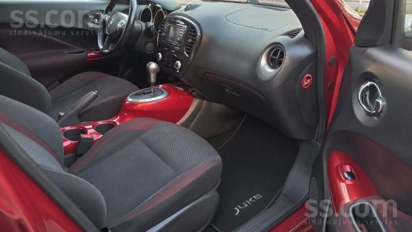 Sarkans Nissan Juke 2013 Rīga, ar dzinēja tilpumu 1.60 L un nobraukumu 98 tūkst. km par 6000 €, foto 9 vietnē AUTOMOTO.COM.LV