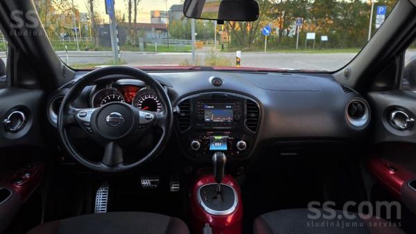 Sarkans Nissan Juke 2013 Rīga, ar dzinēja tilpumu 1.60 L un nobraukumu 98 tūkst. km par 6000 €, foto 11 vietnē AUTOMOTO.COM.LV