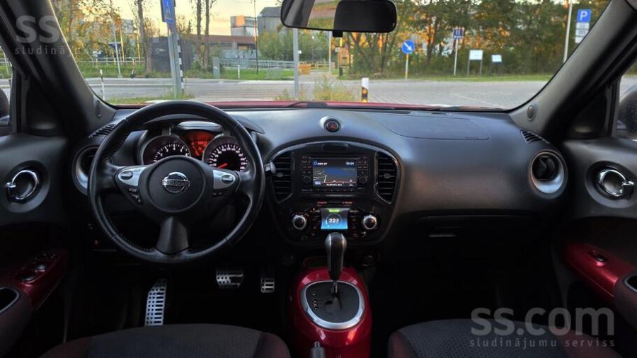 Red Nissan Juke 2013 in Riga, with an engine capacity of 1.60 L and mileage of 98 thousand km for 6000 €, photo 11 on AUTOMOTO.COM.LV