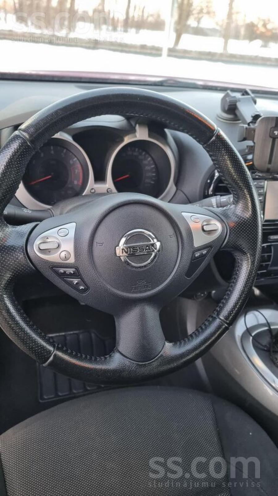 Sarkans Nissan Juke 2014 Rīga, ar dzinēja tilpumu 1.60 L un nobraukumu 114 tūkst. km par 8450 €, foto 12 vietnē AUTOMOTO.COM.LV