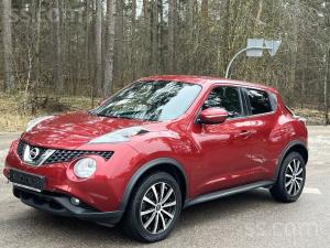 Sarkans Nissan Juke 2014 Valmiera, ar dzinēja tilpumu 1.20 L un nobraukumu 0 tūkst. km par 7200 €, foto  vietnē AUTOMOTO.COM.LV