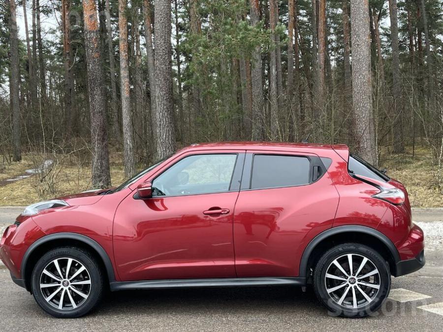 Sarkans Nissan Juke 2014 Valmiera, ar dzinēja tilpumu 1.20 L un nobraukumu 0 tūkst. km par 7200 €, foto 3 vietnē AUTOMOTO.COM.LV