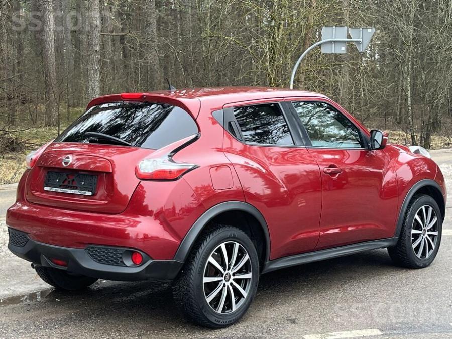 Sarkans Nissan Juke 2014 Valmiera, ar dzinēja tilpumu 1.20 L un nobraukumu 0 tūkst. km par 7200 €, foto 5 vietnē AUTOMOTO.COM.LV