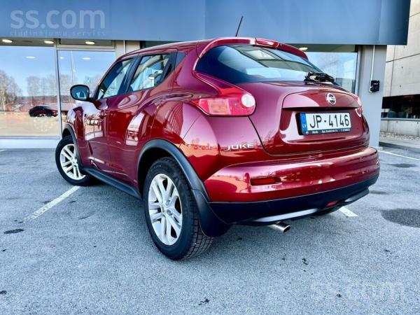 Sarkans Nissan Juke 2014 Rīga, ar dzinēja tilpumu 1.60 L un nobraukumu 115 tūkst. km par 6850 €, foto 4 vietnē AUTOMOTO.COM.LV