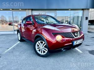 Red Nissan Juke 2014 in Riga, with an engine capacity of 1.60 L and mileage of 115 thousand km for 6190 €, photo  on AUTOMOTO.COM.LV
