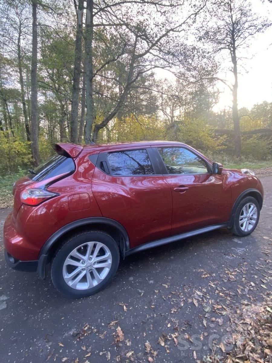 Sarkans Nissan Juke 2014 Liepāja, ar dzinēja tilpumu 1.60 L un nobraukumu 120 tūkst. km par 7300 €, foto 6 vietnē AUTOMOTO.COM.LV