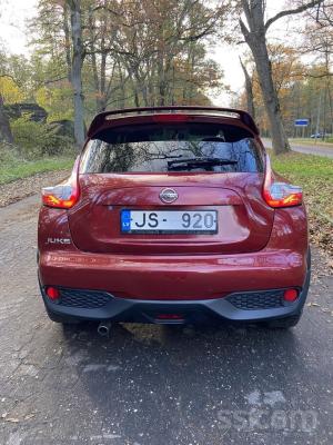 Sarkans Nissan Juke 2014 Liepāja, ar dzinēja tilpumu 1.60 L un nobraukumu 120 tūkst. km par 7300 €, foto 7 vietnē AUTOMOTO.COM.LV