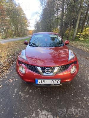 Sarkans Nissan Juke 2014 Liepāja, ar dzinēja tilpumu 1.60 L un nobraukumu 120 tūkst. km par 7300 €, foto 10 vietnē AUTOMOTO.COM.LV