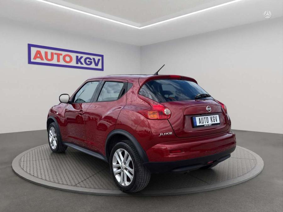 Sarkans Nissan Juke 2014 Kauņa, ar dzinēja tilpumu 1.60 L un nobraukumu 175 tūkst. km par 6999 €, foto 4 vietnē AUTOMOTO.COM.LV