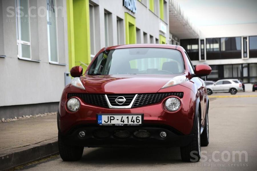 Sarkans Nissan Juke 2014 Rīga, ar dzinēja tilpumu 1.60 L un nobraukumu 116 tūkst. km par 6495 €, foto 1 vietnē AUTOMOTO.COM.LV