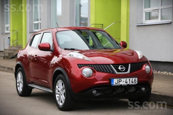 Red Nissan Juke 2014 in Riga, with an engine capacity of 1.60 L and mileage of 116 thousand km for 6495 €, photo 4 on AUTOMOTO.COM.LV