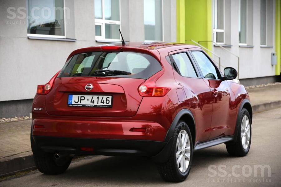 Sarkans Nissan Juke 2014 Rīga, ar dzinēja tilpumu 1.60 L un nobraukumu 116 tūkst. km par 6495 €, foto 7 vietnē AUTOMOTO.COM.LV