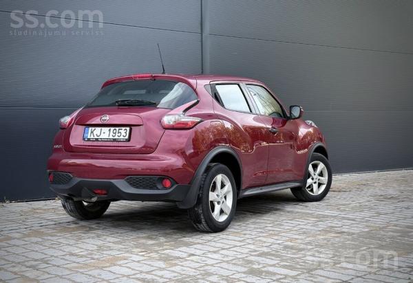 Red Nissan Juke 2016 in Riga, with an engine capacity of 1.60 L and mileage of 143 thousand km for 6950 €, photo 6 on AUTOMOTO.COM.LV