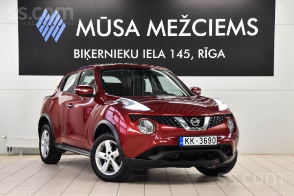 Red Nissan Juke 2016 in Riga, with an engine capacity of 1.60 L and mileage of 99 thousand km for 7390 €, photo 3 on AUTOMOTO.COM.LV