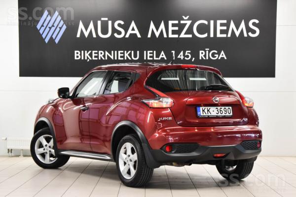 Red Nissan Juke 2016 in Riga, with an engine capacity of 1.60 L and mileage of 99 thousand km for 7390 €, photo 6 on AUTOMOTO.COM.LV
