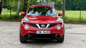 Red Nissan Juke 2016 in Riga, with an engine capacity of 1.60 L and mileage of 75 thousand km for 7999 €, photo  on AUTOMOTO.COM.LV