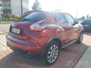 Sarkans Nissan Juke 2016 Daugavpils, ar dzinēja tilpumu 1.60 L un nobraukumu 59 tūkst. km par 8450 €, foto 5 vietnē AUTOMOTO.COM.LV