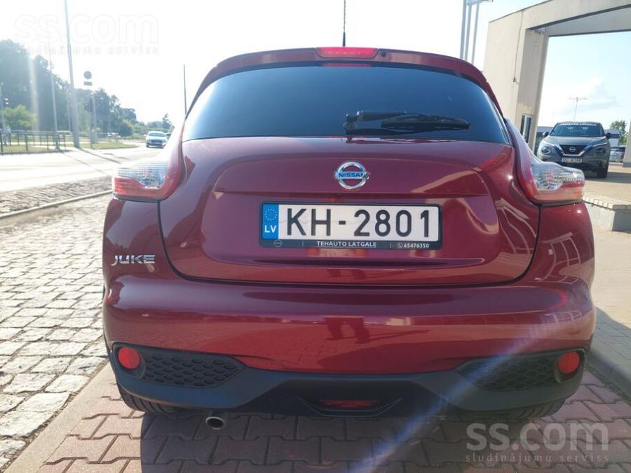 Sarkans Nissan Juke 2016 Daugavpils, ar dzinēja tilpumu 1.60 L un nobraukumu 59 tūkst. km par 8450 €, foto 6 vietnē AUTOMOTO.COM.LV