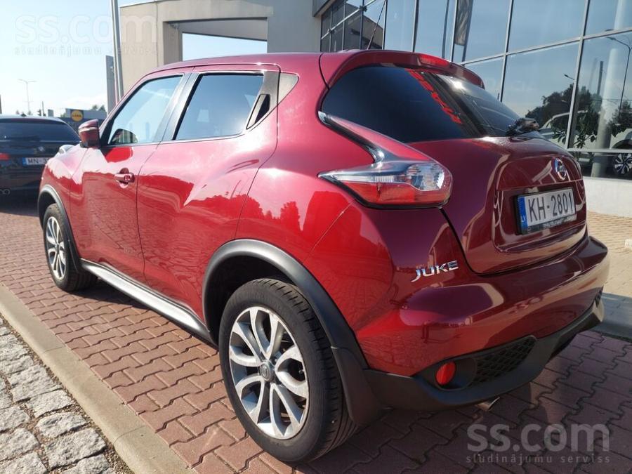 Sarkans Nissan Juke 2016 Daugavpils, ar dzinēja tilpumu 1.60 L un nobraukumu 59 tūkst. km par 8450 €, foto 7 vietnē AUTOMOTO.COM.LV