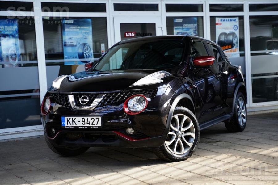 Red Nissan Juke 2016 in Riga, with an engine capacity of 1.60 L and mileage of 114 thousand km for 7200 €, photo 1 on AUTOMOTO.COM.LV