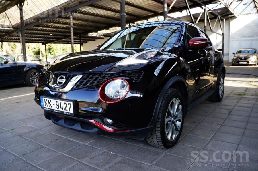 Red Nissan Juke 2016 in Riga, with an engine capacity of 1.60 L and mileage of 114 thousand km for 7200 €, photo 3 on AUTOMOTO.COM.LV