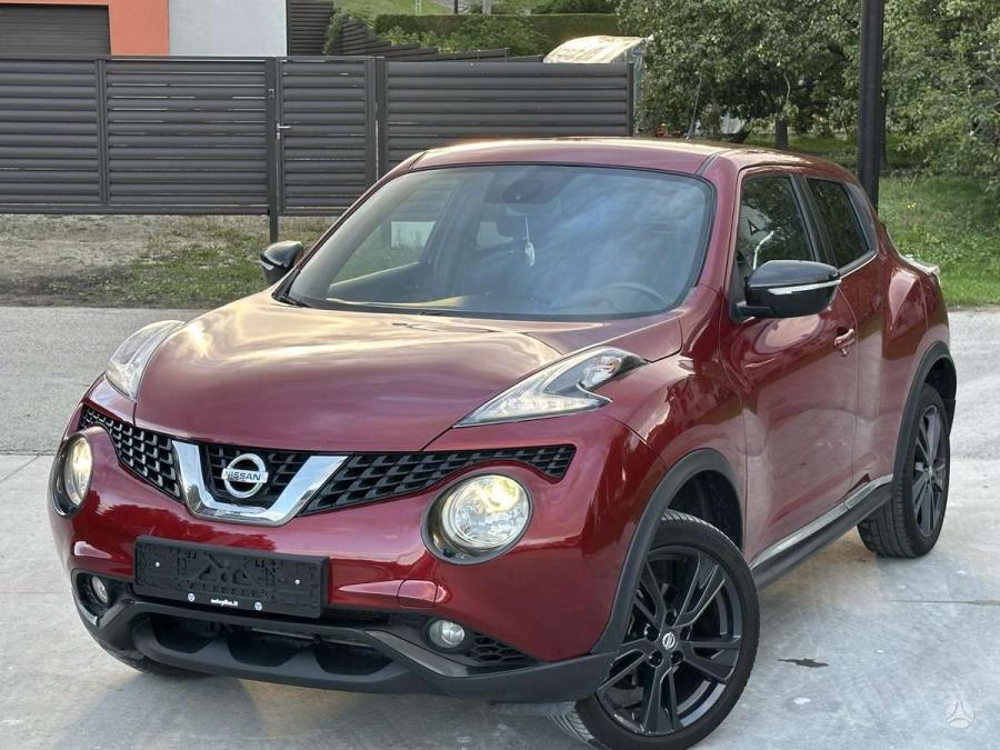 Sarkans Nissan Juke 2016 Alīta, ar dzinēja tilpumu 1.50 L un nobraukumu 212 tūkst. km par 6980 €, foto 1 vietnē AUTOMOTO.COM.LV